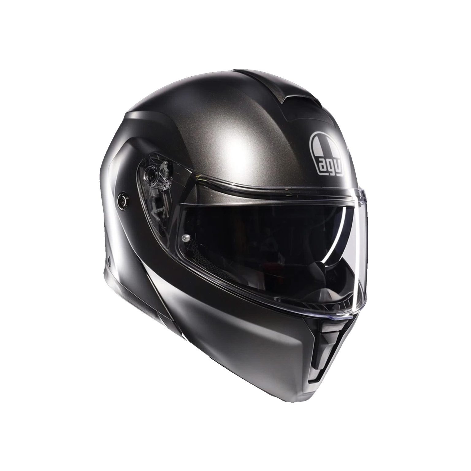 AGV Streetmodular Solid Helmet (Asian fit) FREE SENA 3S PLUS INTERCOM ...